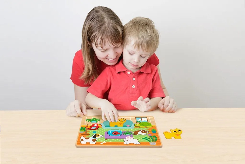 2Kids Toys Vkládací puzzle Mazlíčci