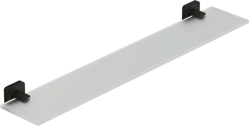 Kludi Vela S - Polička, délka 60 cm, sklo/broušený Gunmetal 25973N2