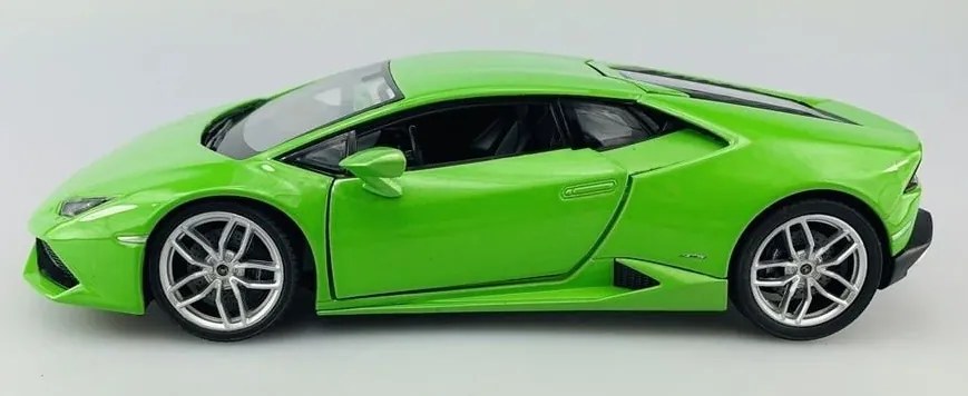 Welly kovový model lamborghini huracán coupé zelené 1:24
