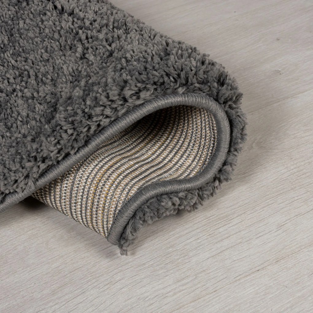 Flair Rugs koberce Kusový koberec Shaggy Teddy Charcoal ROZMĚR: 120x170