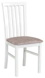 Jídelní židle MILANO 1 Bílá Tkanina 12B
