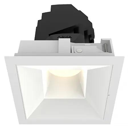 Vestavné nastavitelné svítidlo Sense Square White Délka strany: 134 mm, Teplota chromatičnosti / Stmívání: 2700 Kelvinů / Nestmívatelné, Úhel…