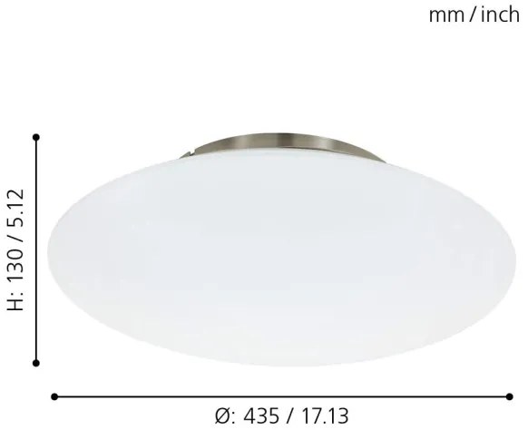 Eglo 97811 - LED RGB Stmívatelné stropní svítidlo FRATTINA-C 1xLED/27W/230V