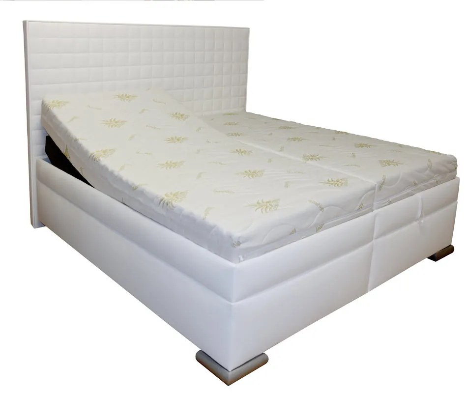 New Design Giardino Boxspring 200x200cm modrá