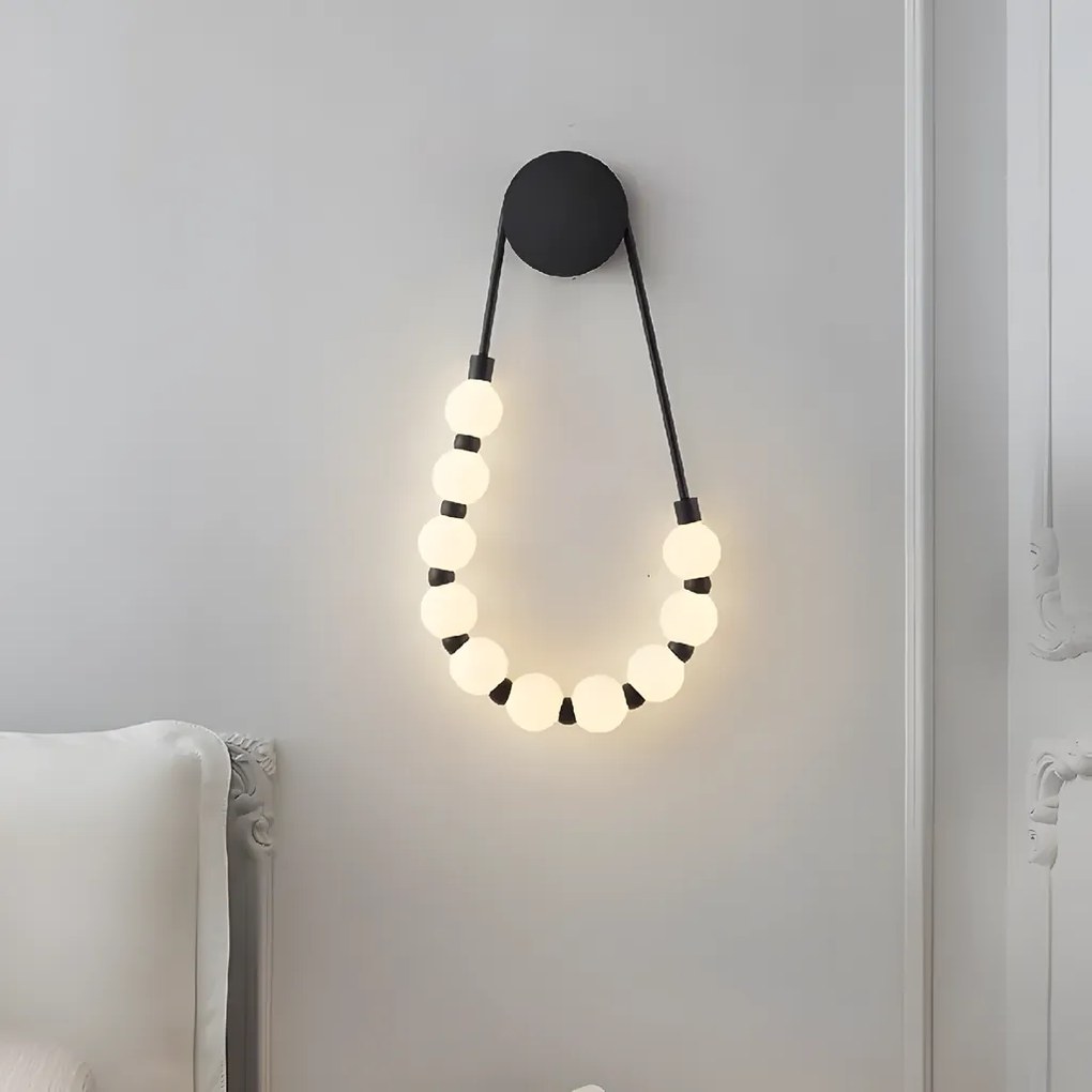 Toolight Rea, Nástěnné svítidlo G026-CP BLACK, OSW-06377