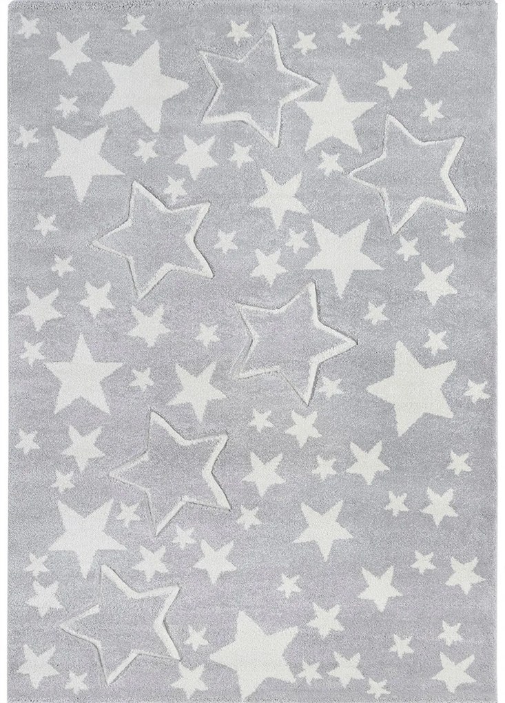 Lalee koberce Dětský kusový koberec Amigo 329 silver - 120x170 cm