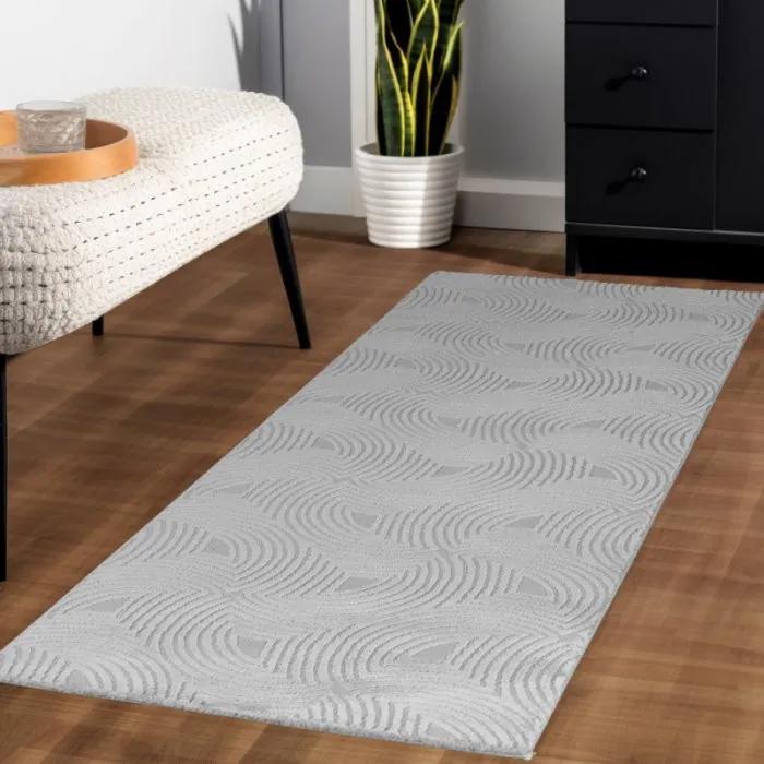 Vopi | Kusový koberec Sahara 1113 silver - 80 x 250 cm