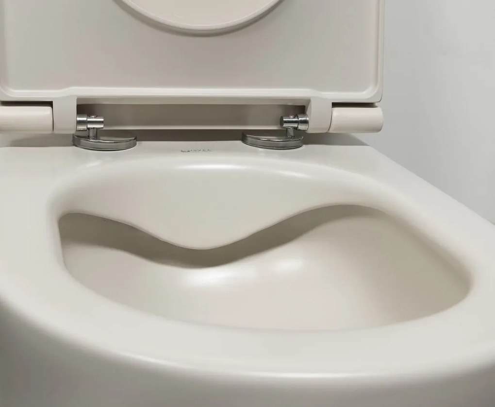 Isvea Isvea, INFINITY závěsná WC mísa, Rimless, 36,5x53cm, Ivory, 10NF02005-2K