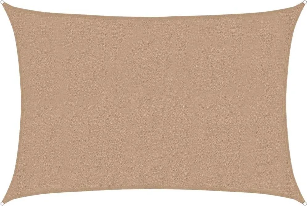 Stínící plachta 160 g/m² taupe 2,5 x 3,5 m HDPE 311398