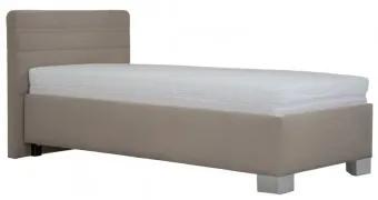 Čalouněná postel Hamilton 140x200,béžová,pol.rošt,ÚP,bez matrace