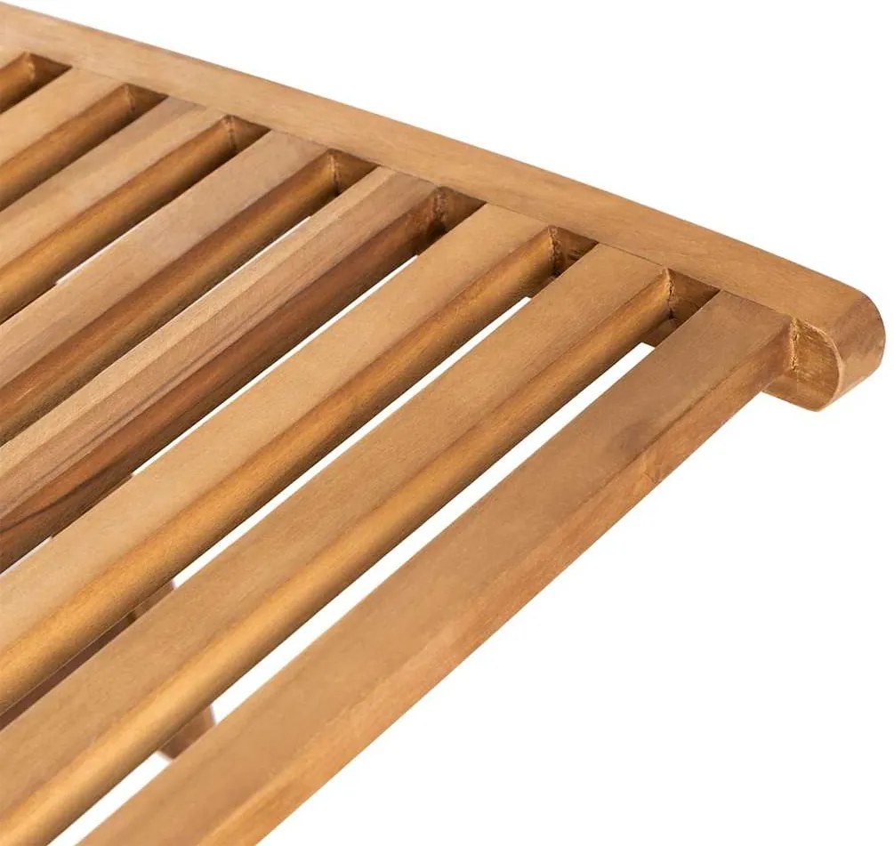 Zahradní lehátko masivní teak 316151