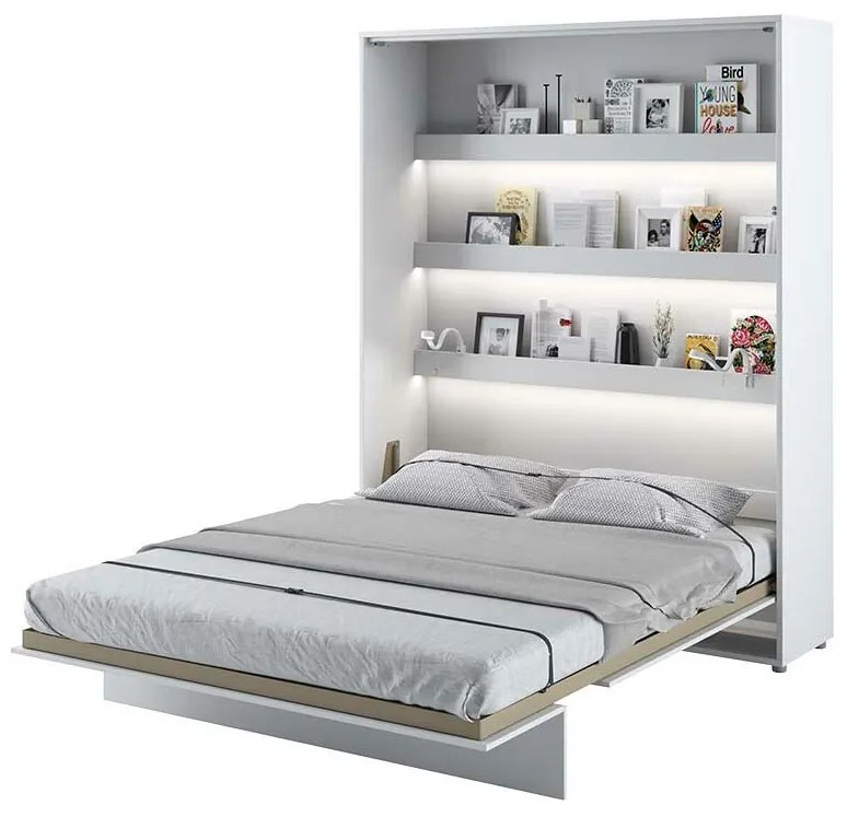 Lenart výklopná postel Bed Concept BC-12 (160) - bílý mat