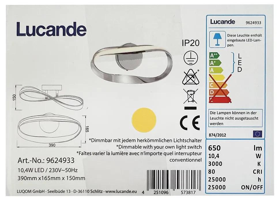 Lucande Lucande - LED Nástěnné svítidlo XALIA LED/10,4W/230V LW0730