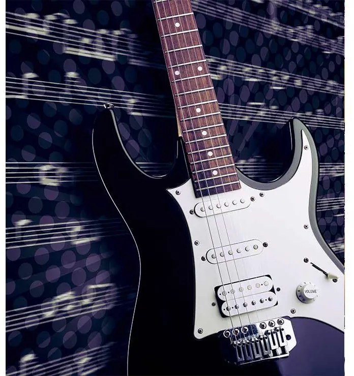 Vliesová fototapeta Elektrická kytara 225 x 250 cm + lepidlo zdarma / MS-3-0304 vliesové fototapety na zeď DIMEX