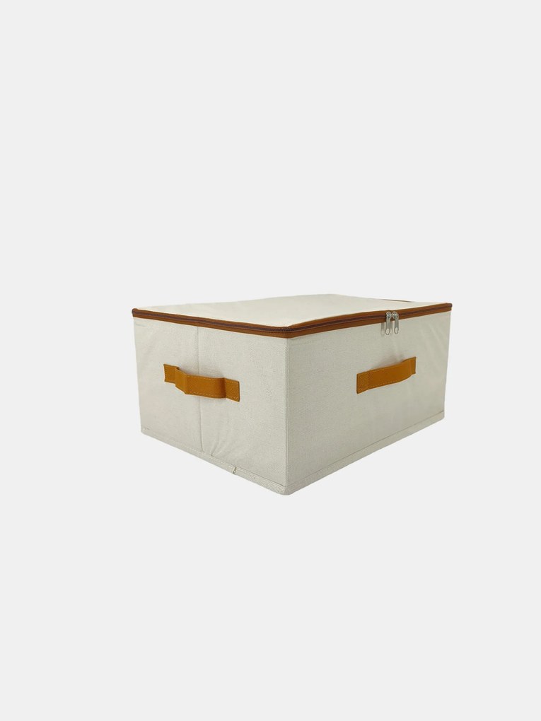 Sinsay - Úložný box s víkem na zip - béžová