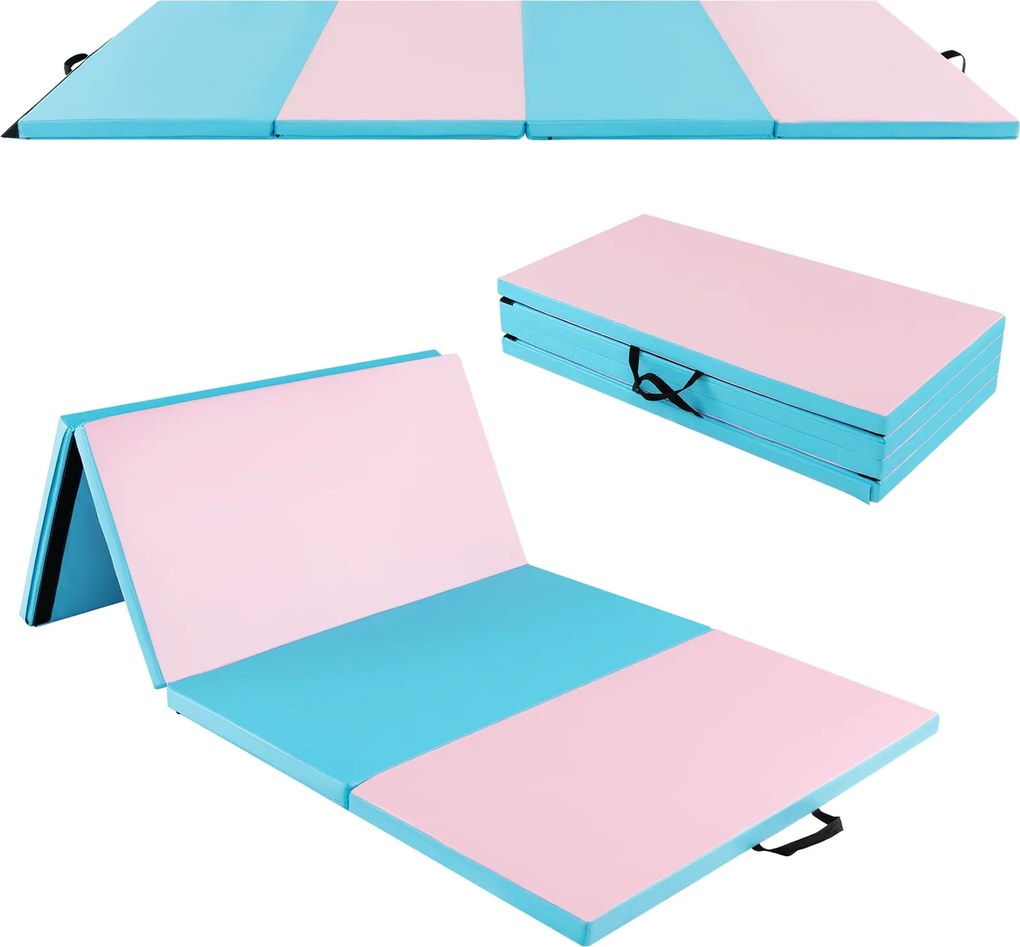 Costway 240 x 120 x 5 cm měkká podložka na gymnastiku skládací