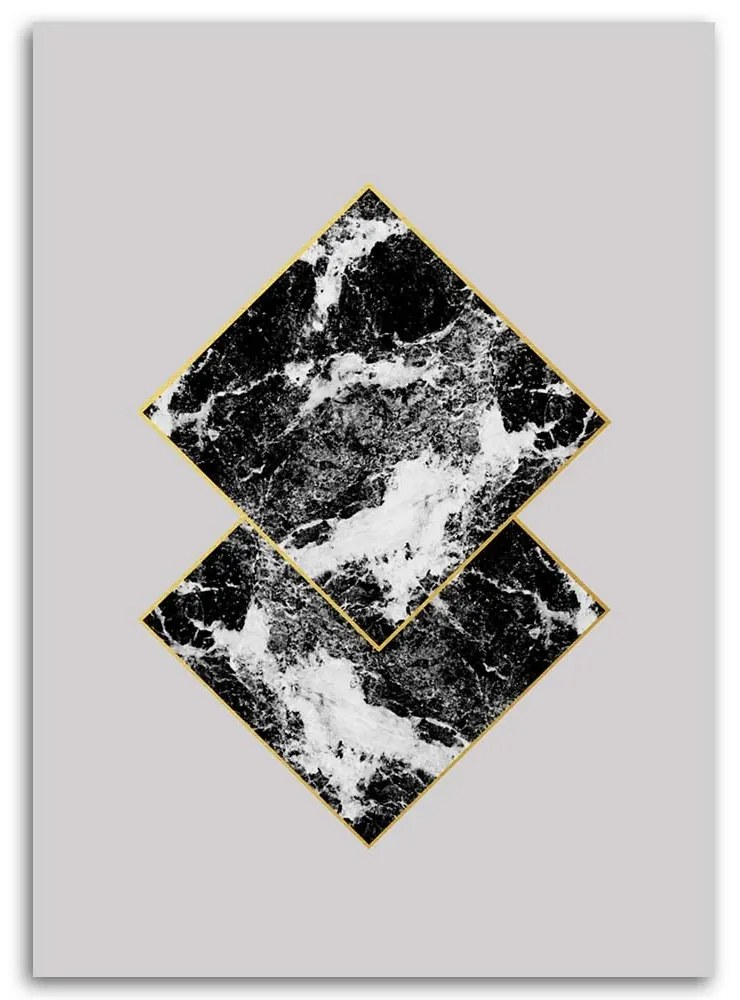 Gario Obraz na plátně Složení čtverců Rozměry: 40 x 60 cm
