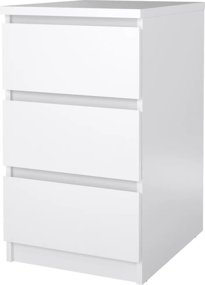 FALCO Komoda Simplicity 237 bílý lesk