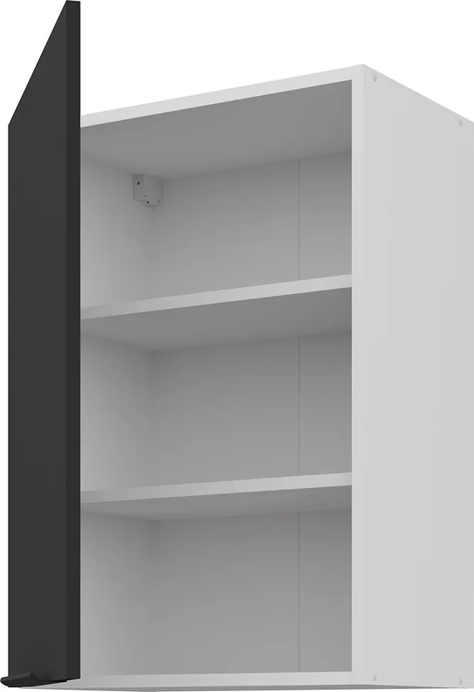 ARIA bc | horní skříňka 50 G-72 1F policová | 50 cm | ANTI FINGERPRINT povrch | bílá/černá