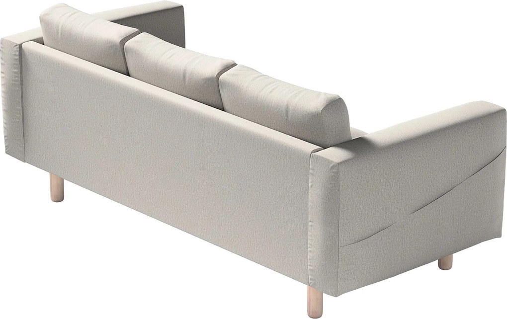 Potah na pohovku IKEA Norsborg 3-místná barva šedá látka pletený vzor