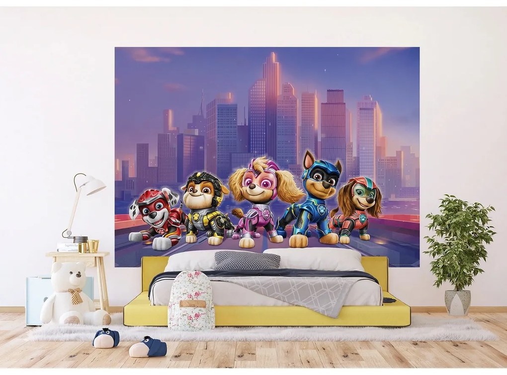 Dětská fototapeta Paw Patrol Movie 251 x 182 cm, 4 díly