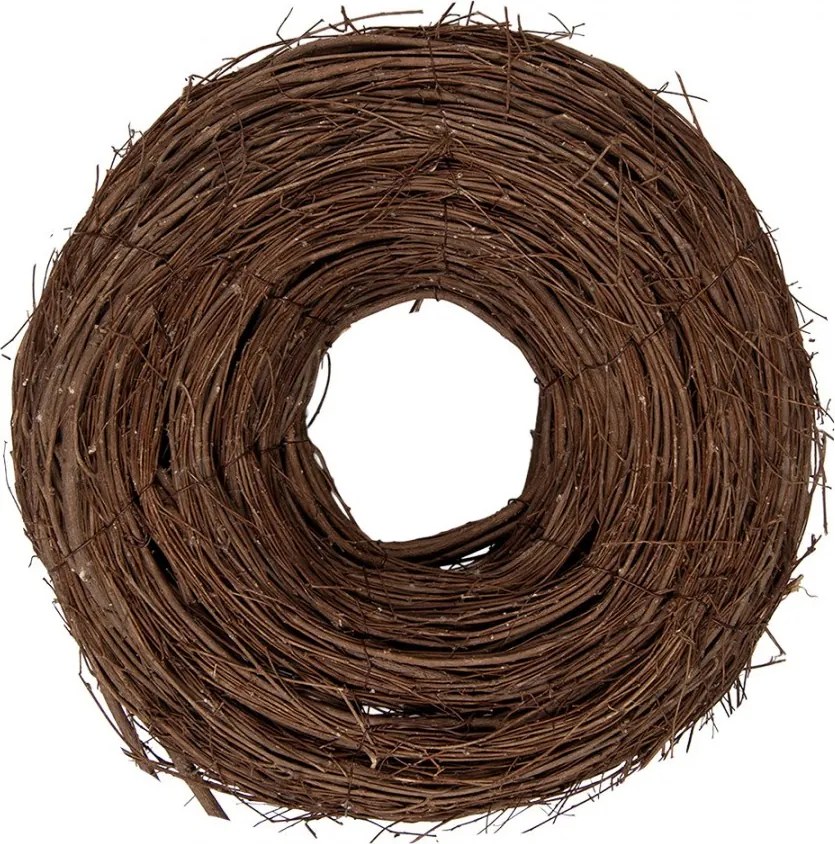 Přírodní hnědý proutěný jilmový věnec Elm S - Ø 30*10 cm