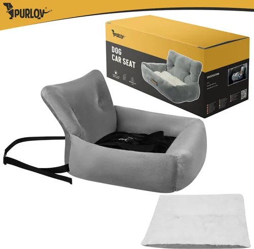 Autosedačka pro psa Purlov - voděodolný pelíšek do auta - 53 x 42 x 30 cm