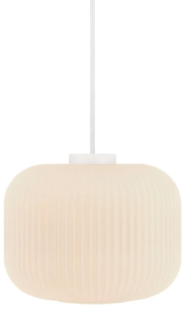 Závěsný lustr z opálového skla Milford pro žárovku E27 ø30cm  - Nordlux