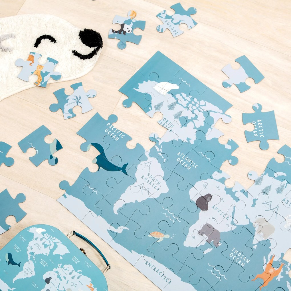 Sass & Belle Puzzle s kufříkem Endangered Animals