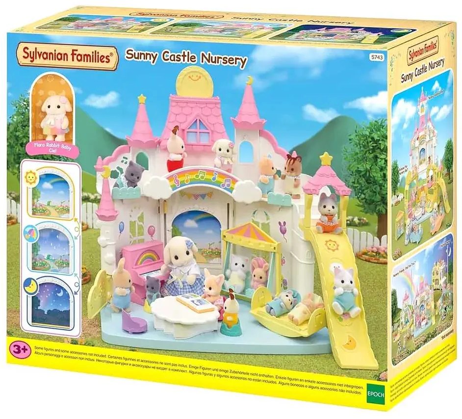 Set figurek a příslušenství sylvanian families duhová mateřská školka