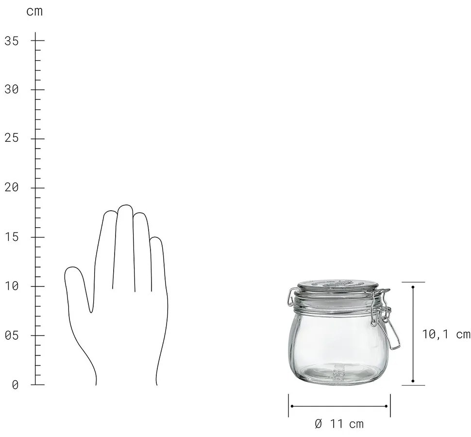 Butlers MASON'S Zavařovací sklenice 530 ml