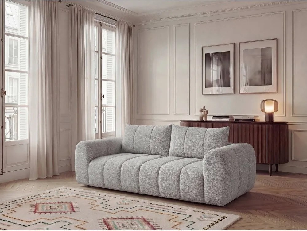 Světle šedá pohovka 242 cm Nesty – Bobochic Paris