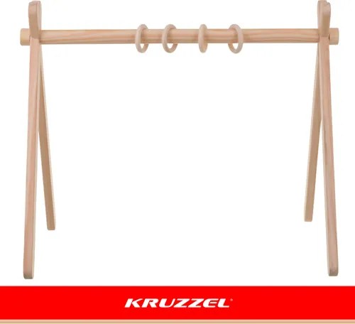 Dřevěný vzdělávací stojan Kruzzel pro děti