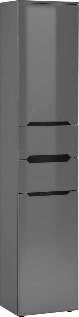 XXXLutz VYSOKÁ SKŘÍŇ, antracitová, 40/190/30 cm home24 - Online Only koupelnové skříňky - 001279022202