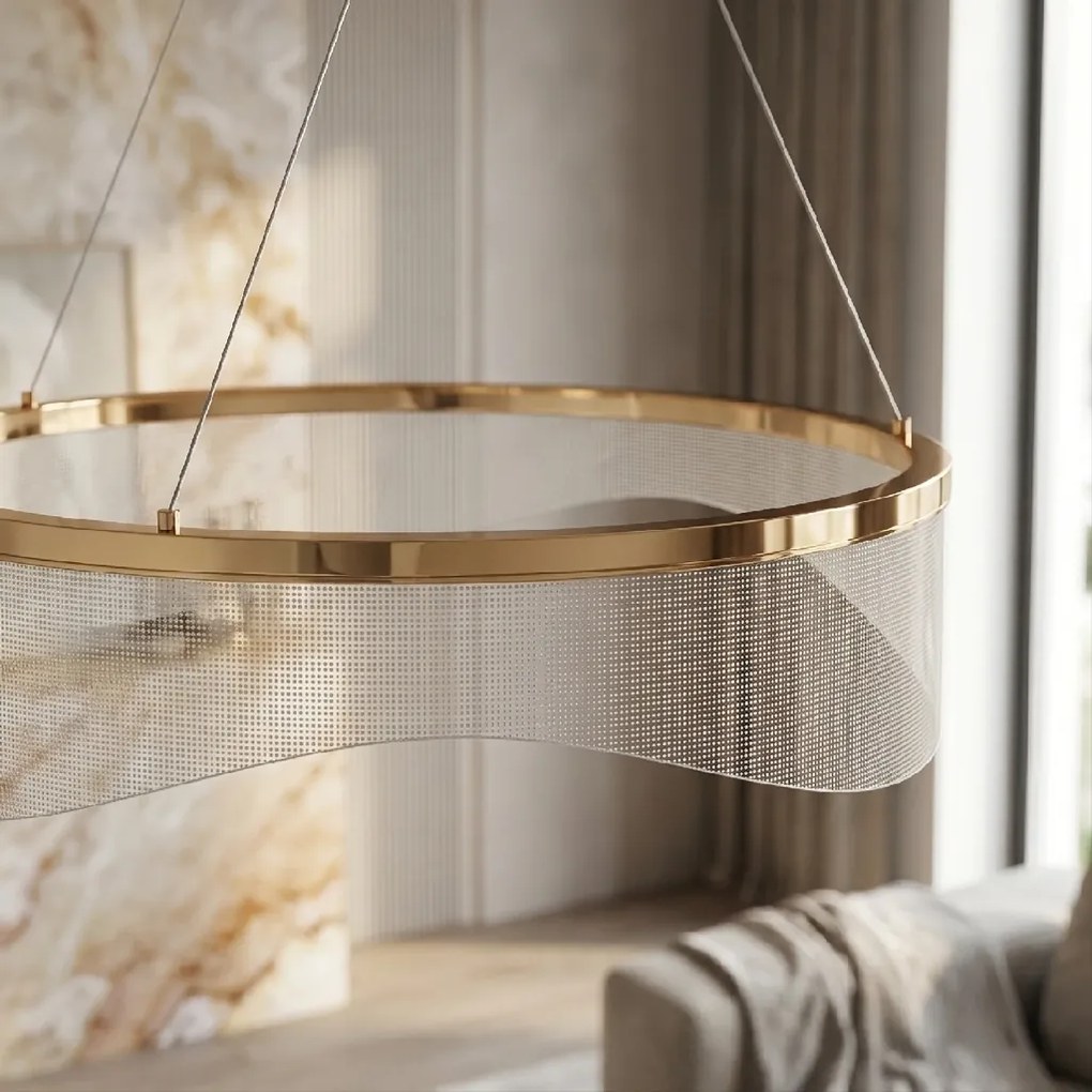 Toolight Rea, ZÁVĚSNÁ STROPNÍ G144-CP 40 GOLD, OSW-04700