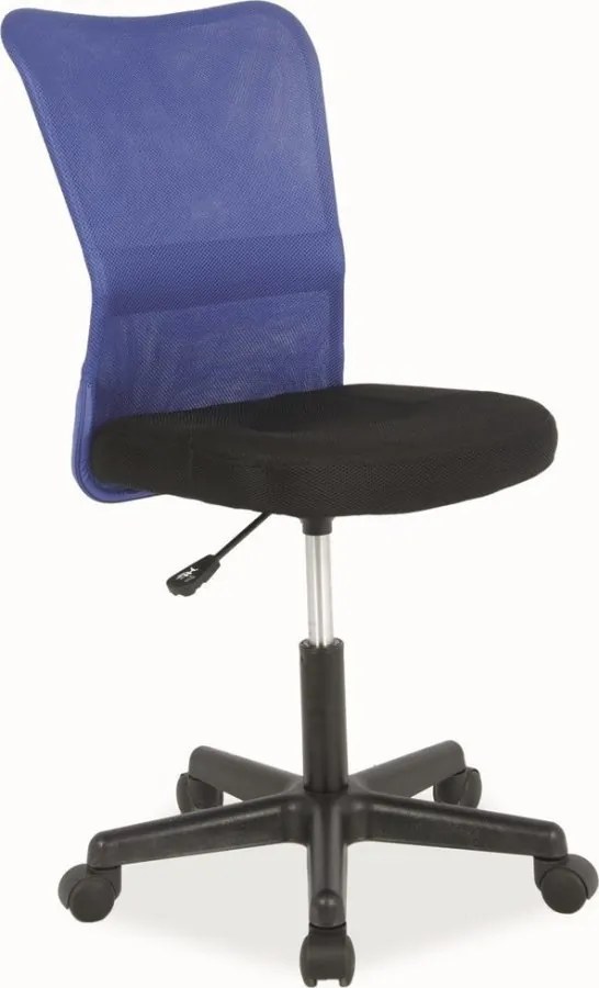 Casarredo Kancelářská židle Q-121 černá/modrá