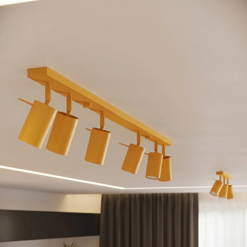 Sollux Lighting Nástěnné svítidlo RING žluté