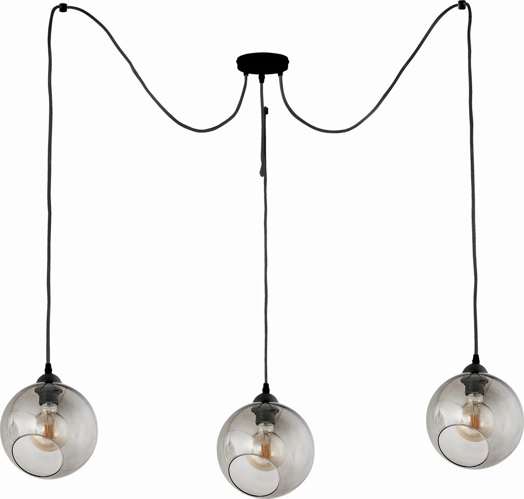 Závěsná lampa TK-Lighting Pobo 3 světelné body E27