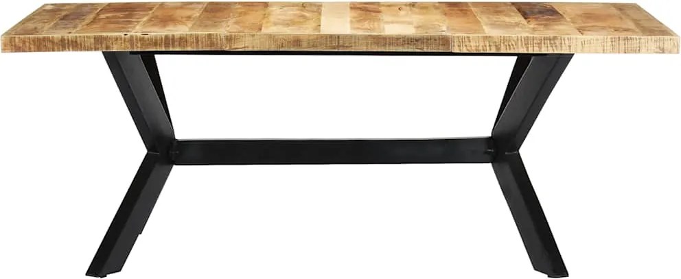 Jídelní stůl 200 x 100 x 75 cm masivní mangovníkové dřevo 247427