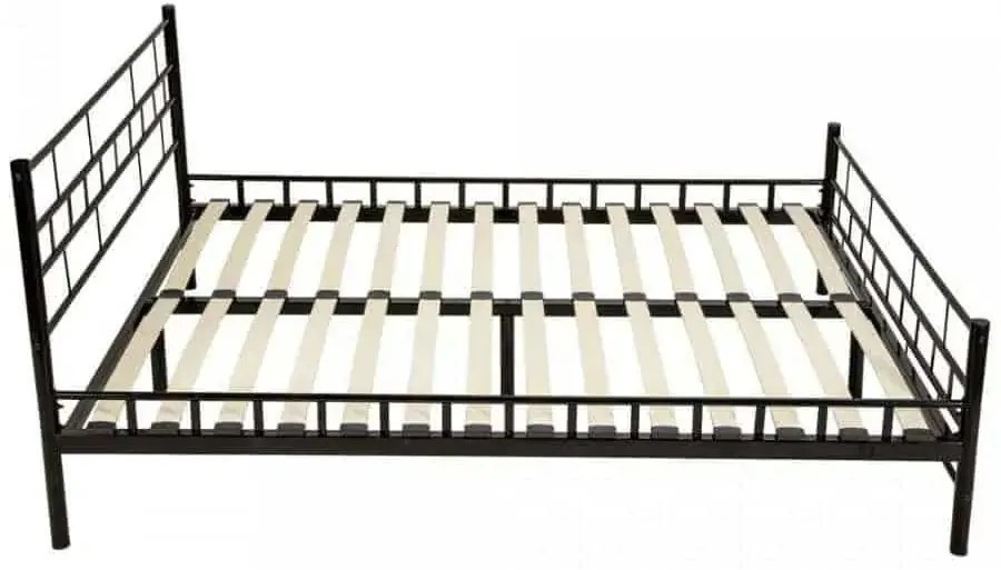 Tempo Kondela Černá postel TAJGI 180x200