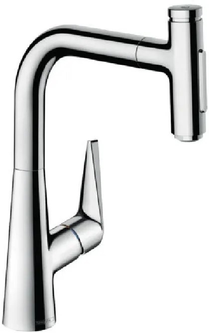 Hansgrohe Talis Select M51 - Dřezová baterie M5117-H220 s výsuvnou sprškou, sBOX, chrom 73868000