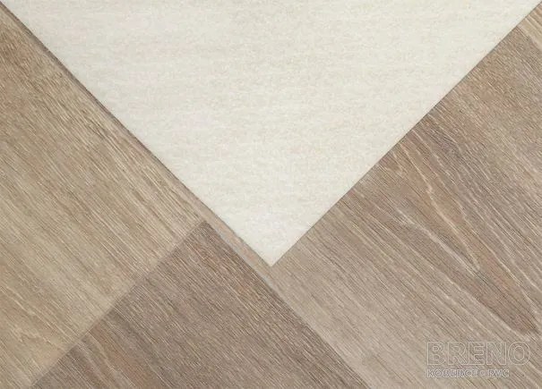 Breno PVC QUINTEX Lime Oak 160L – světlé dřevo, šíře 400 cm