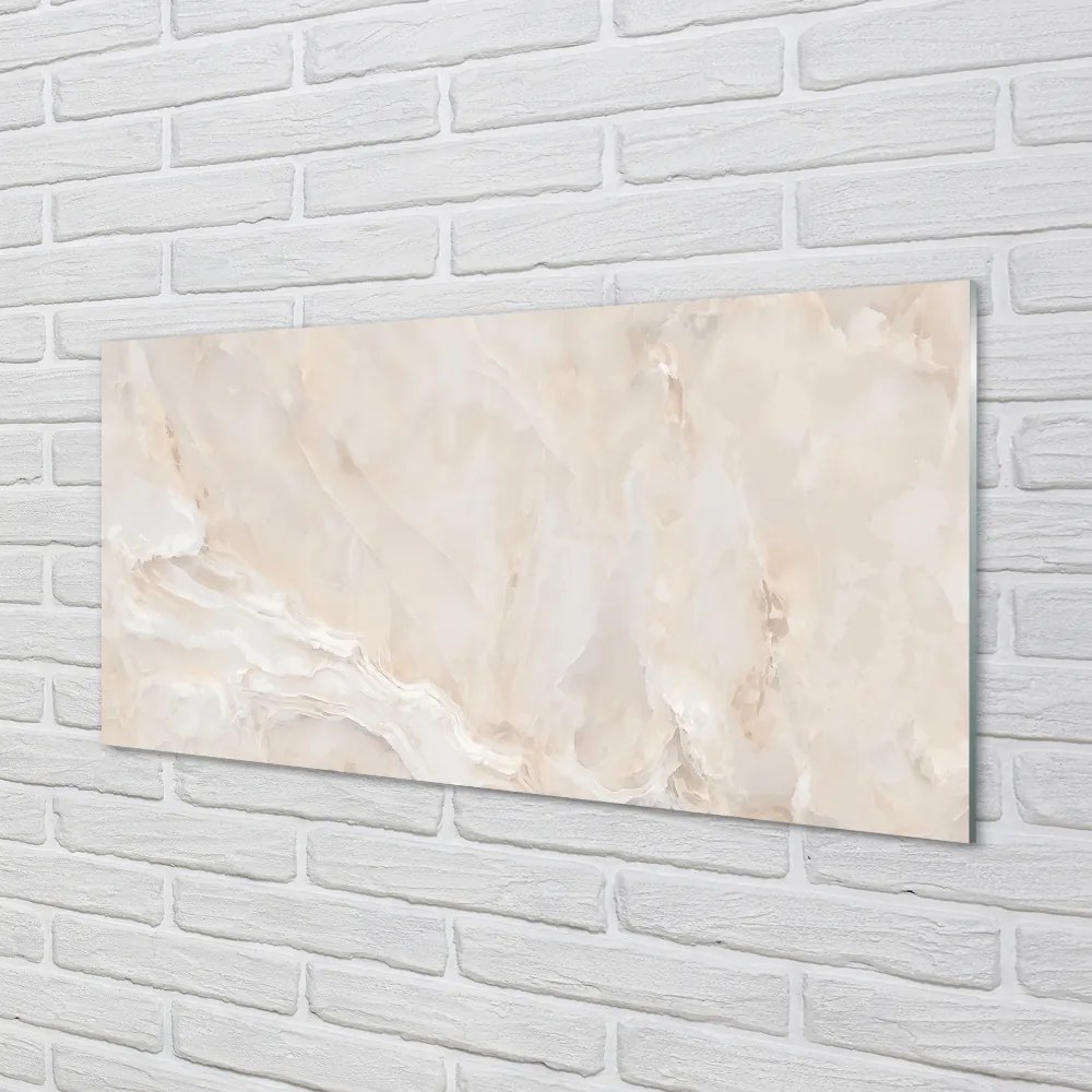 Skleněný panel Marble kamenná zeď 125x50 cm