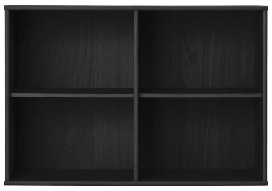Černá závěsná knihovna v dekoru jasanu 89x61 cm Mistral – Hammel Furniture