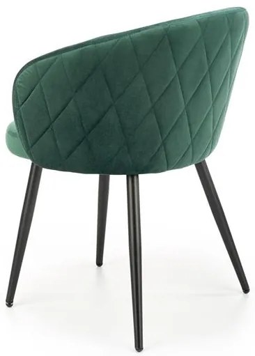 HALMAR K430 židle tmavě zelená
