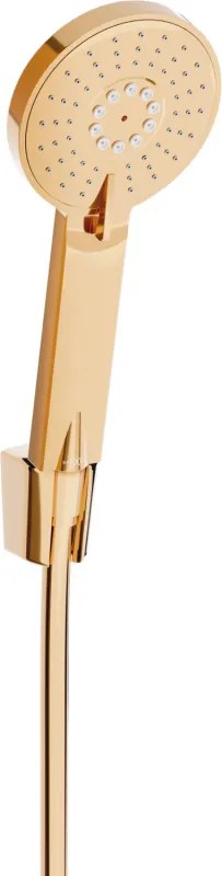 Mexen příslušenství - 1-bodový ruční sprchový set R-40, růžovo-zlatá, 785405052-60