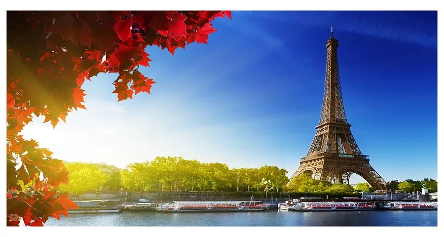Wallmuralia Foto obraz akrylové sklo Eiffelova věž Paříž 120x60 cm