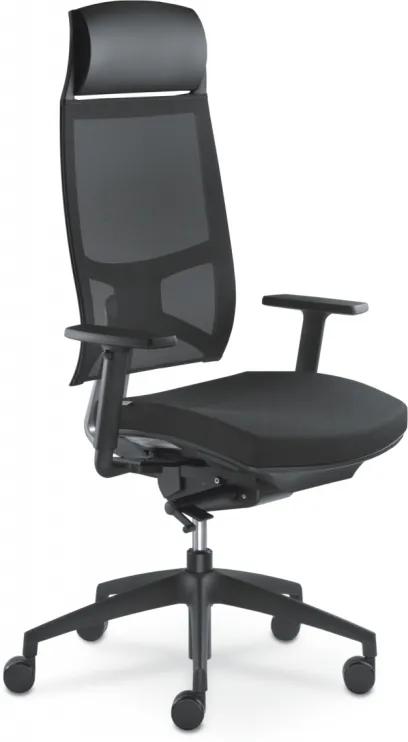 LD seating Storm 550-N2-SYS - Kancelářšká židle  - koženka bílá