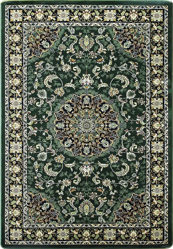 Berfin Dywany, Kusový koberec Anatolia 5857 Y (Green), 250x350, zelená, chodba / předsíň