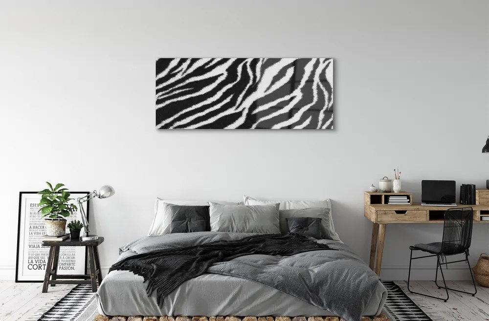 akrylový obraz zebra fur 120x60 cm